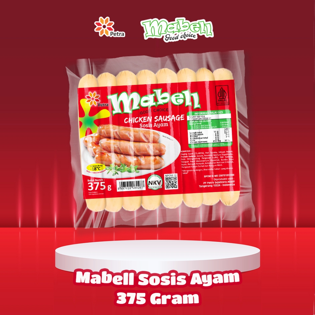 Jual Mabell Sosis Ayam 375 Gram | Shopee Indonesia