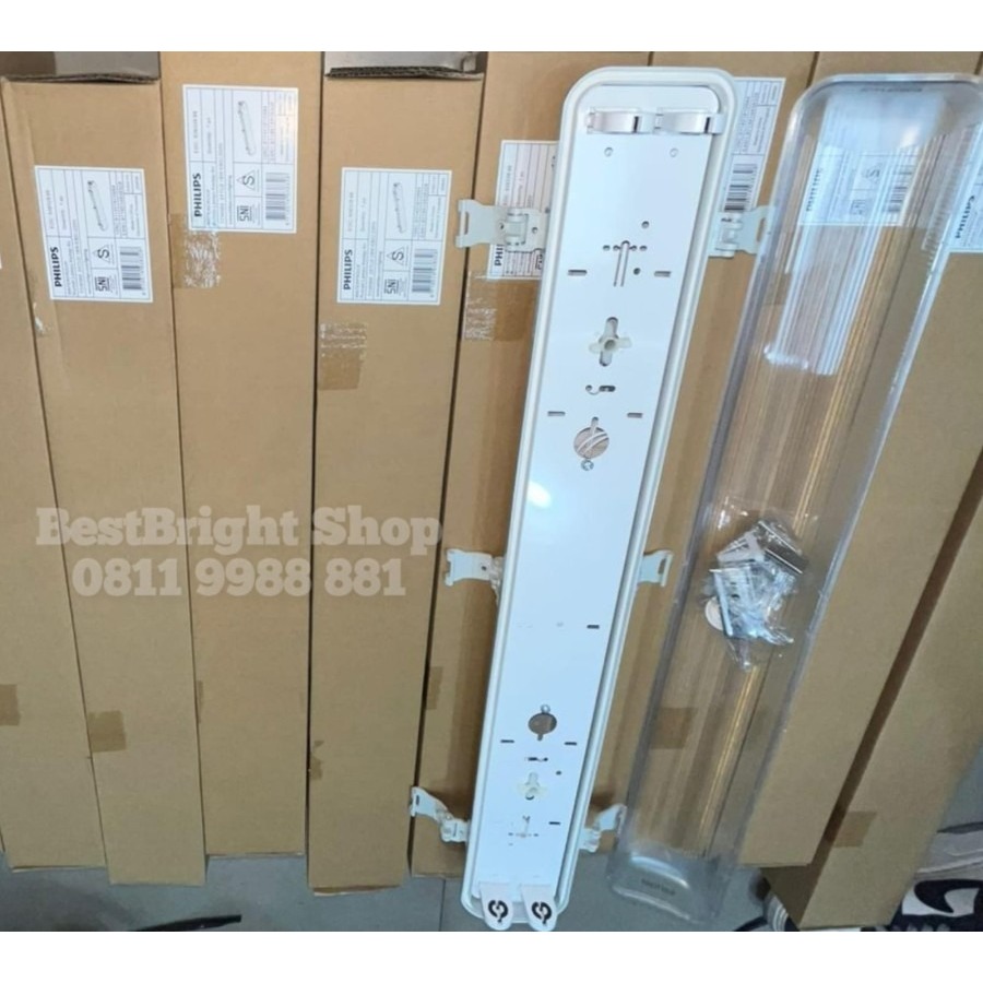Jual PHILIPS TCW069 2XTLD 18W EBCi 220V / RUMAH LAMPU WATERPROOF IP65 ...