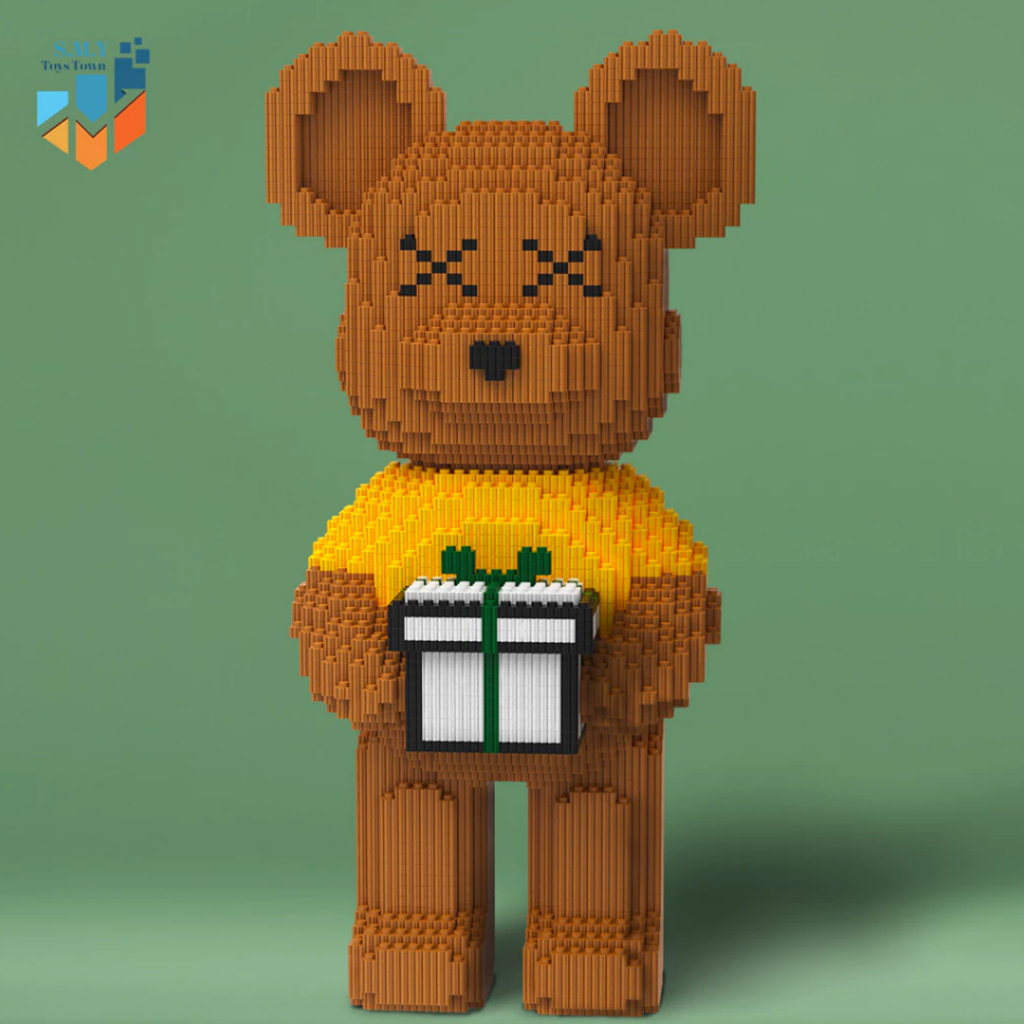Jual SMY Toystown Violent Coffe Bear Nano Blocks Mainan Edukasi Blok ...