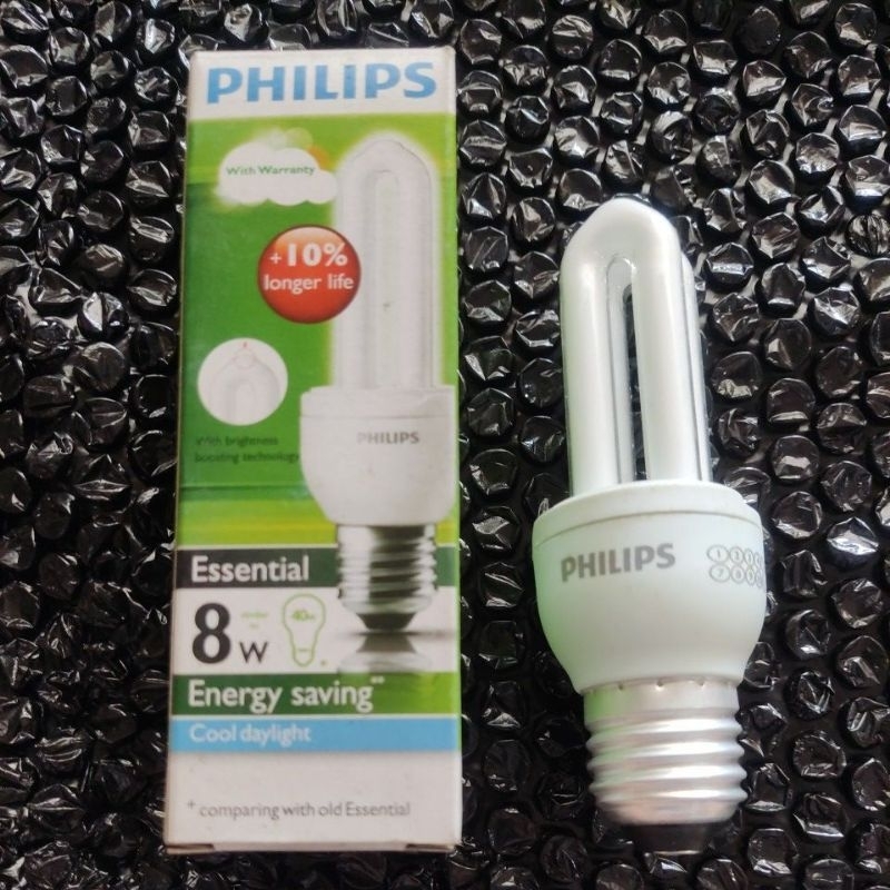 Jual LAMPU PHILIPS ESSENTIAL 8W CAHAYA PUTIH MODEL JARI/2U | Shopee ...
