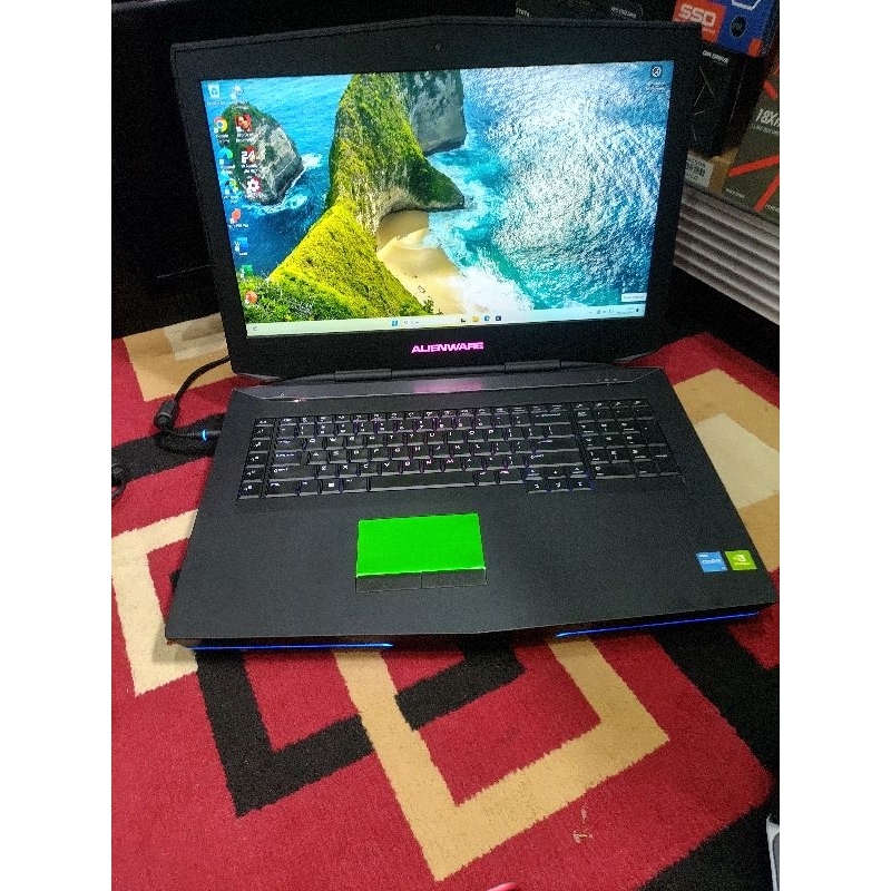 Jual LAPTOP ALIENWARE 18 i7 SSD DUAL VGA NVIDIA 6GB VRAM RARE KOLEKTOR ...