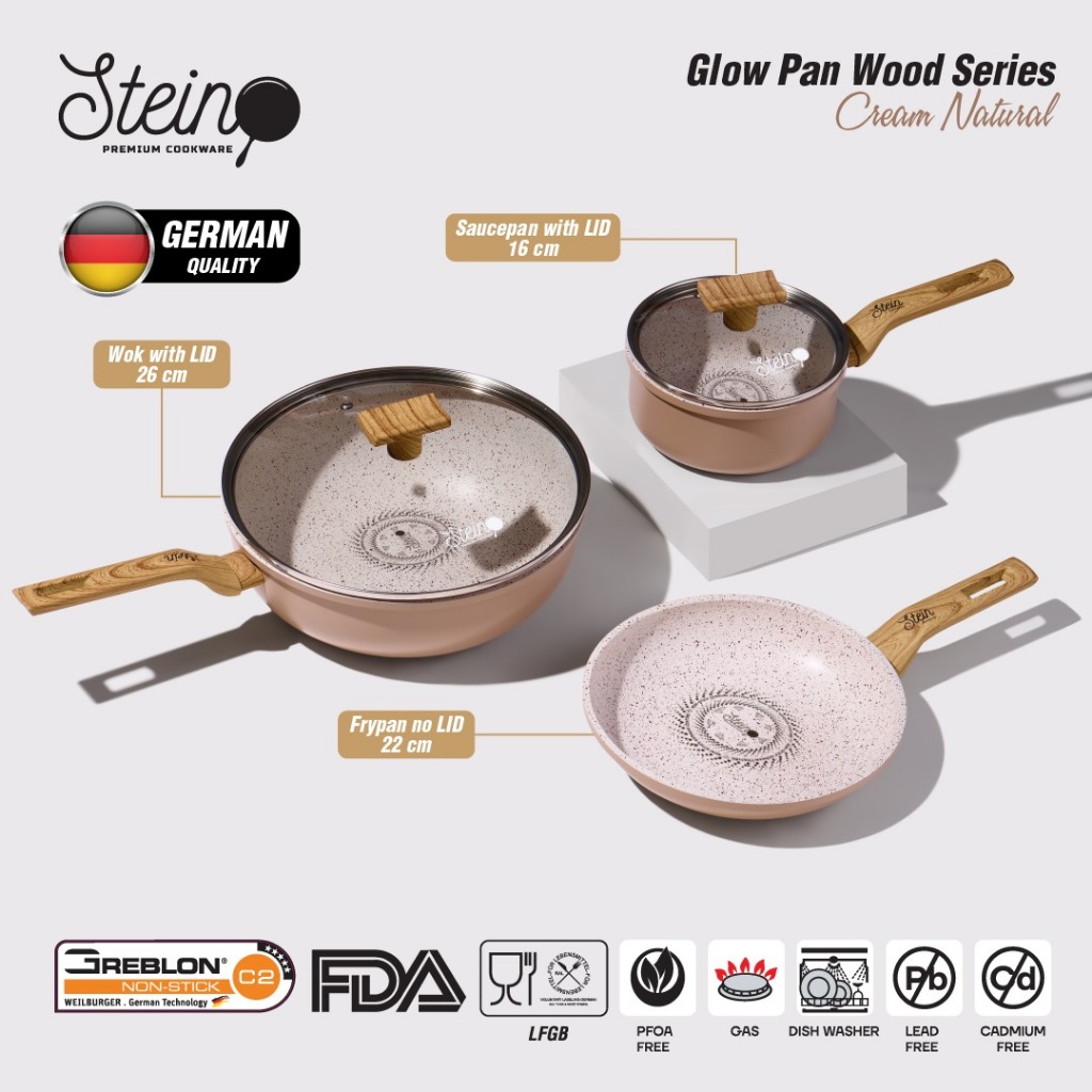 Jual Steincookware STEIN GLOW PAN Glowpan Set Complete Set (ORIGINAL ...