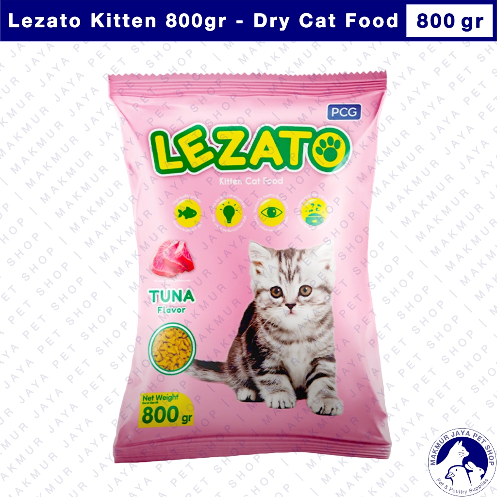 Jual Lezato KITTEN Dry Cat Food 800 gr / Makanan Kucing Kering 800gr ...