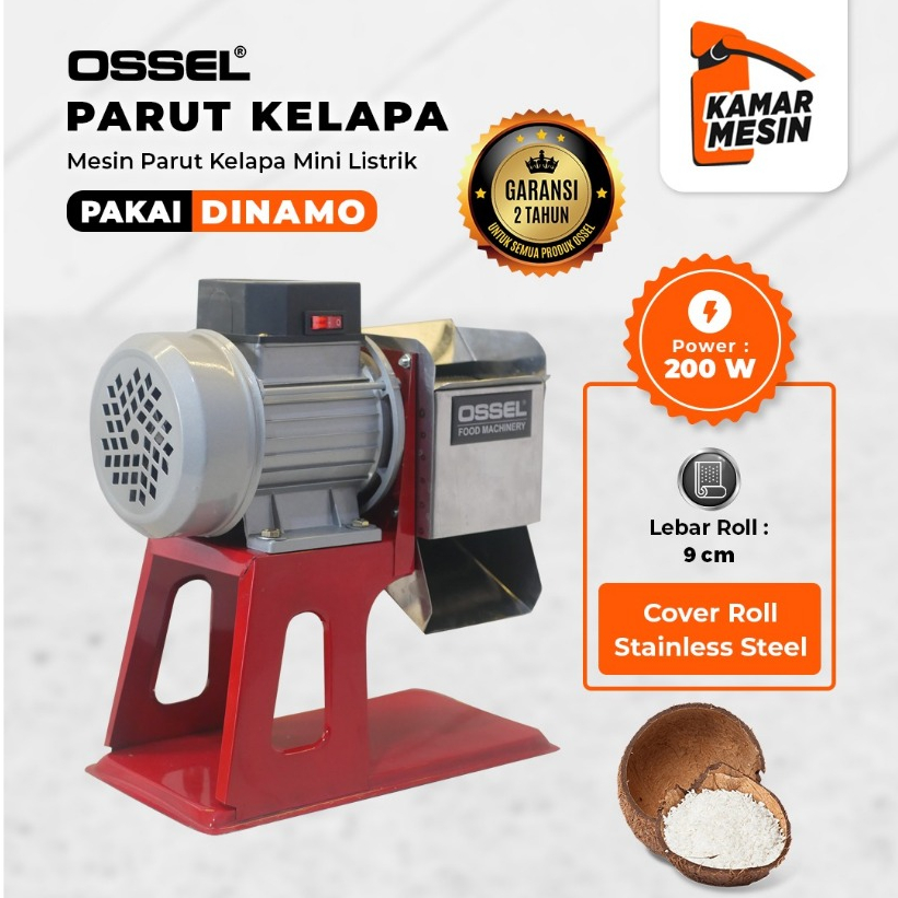 Jual OSSEL Parut Kelapa Mini Listrik Parut Singkong Parutan Kelapa Listrik Parutan Kelapa Mini ...