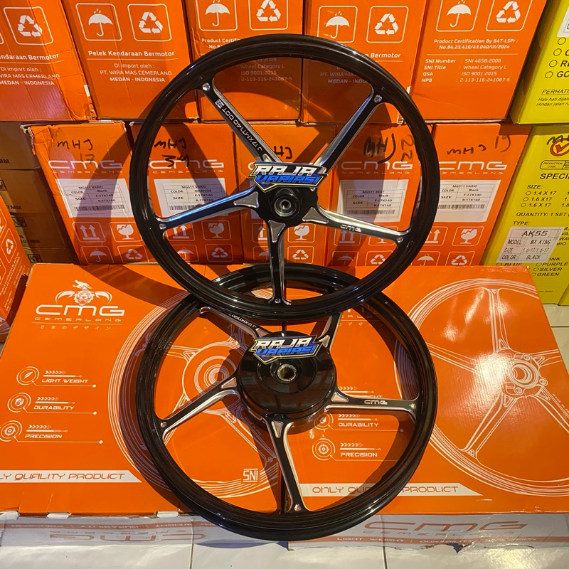 Jual Velg Velek Racing CNC CMG Enkei 511 P5 Ring 17 Honda Vario 125 150 ...