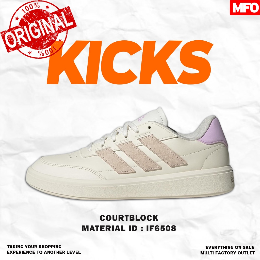 Jual COURTBLOCK SEPATU SNEAKERS WANITA IF6508 | Shopee Indonesia