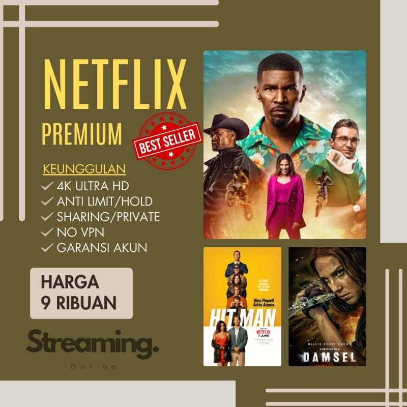 Jual NETFLIXX PREMIUM 4K ULTRA HD 1-3 BULAN GARANSI FULL ANTI LIMIT HOLD KUALITAS TERBAIK ...
