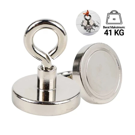 Jual Magnet 42mm Magnet Neodynium Kuat/ Magnet Super Kuat 60kg/ Magnet ...