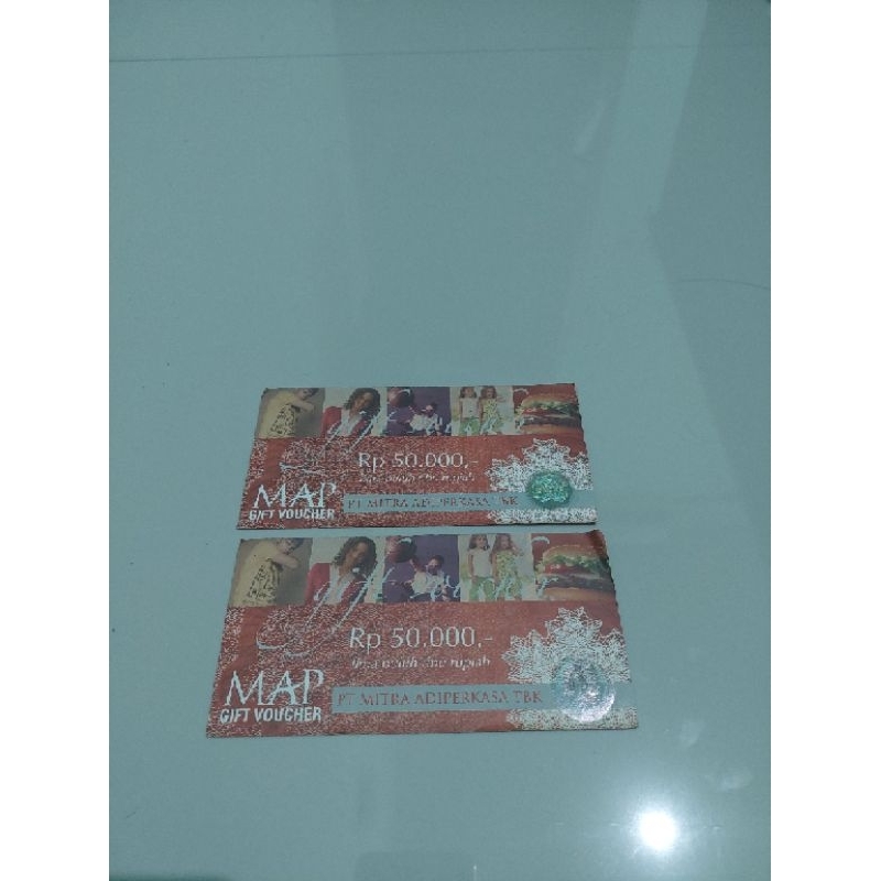 Jual Voucher MAP 50ribu (No exp date) | Shopee Indonesia