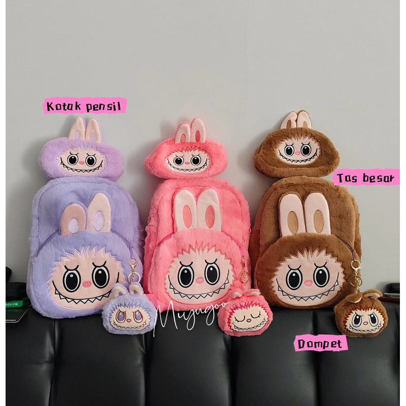 Jual tas backpack labubu TAS RANSEL labubu SELEMPANG ANAK LUCU KARAKTER LABUBU VIRAL | Shopee ...