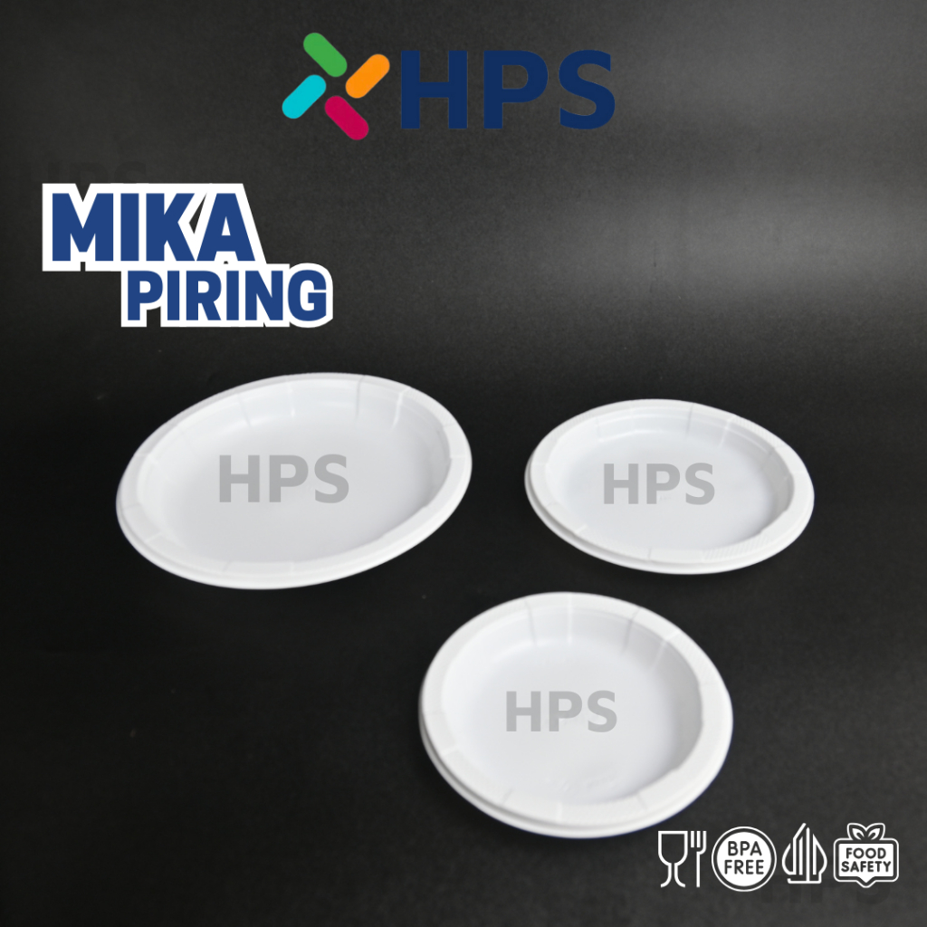 Jual Piring Plastik Putih SusuSekali Pakai P-9 , P-7 , P-6 , Tempat ...
