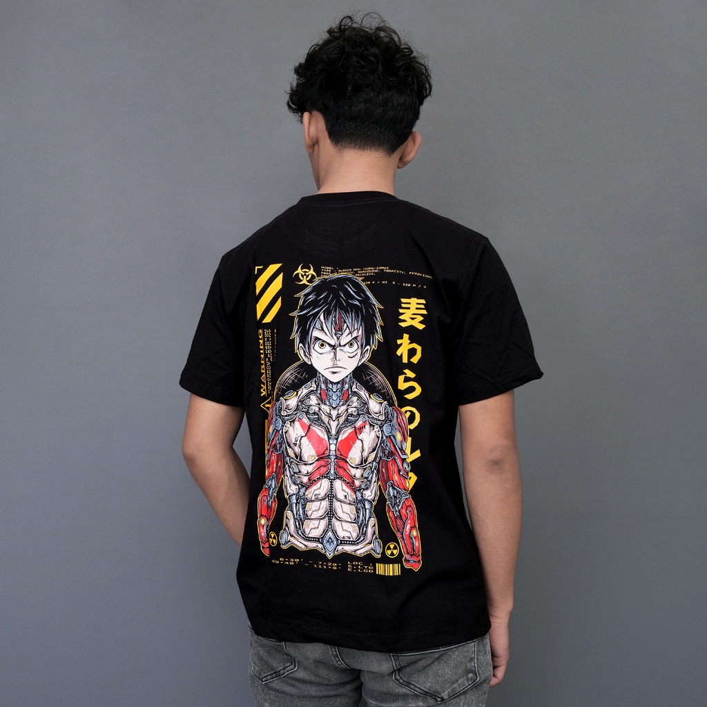 Jual Kepsnime - Mecha Luffy One Piece - Kaos Anime - Combed 24s ...