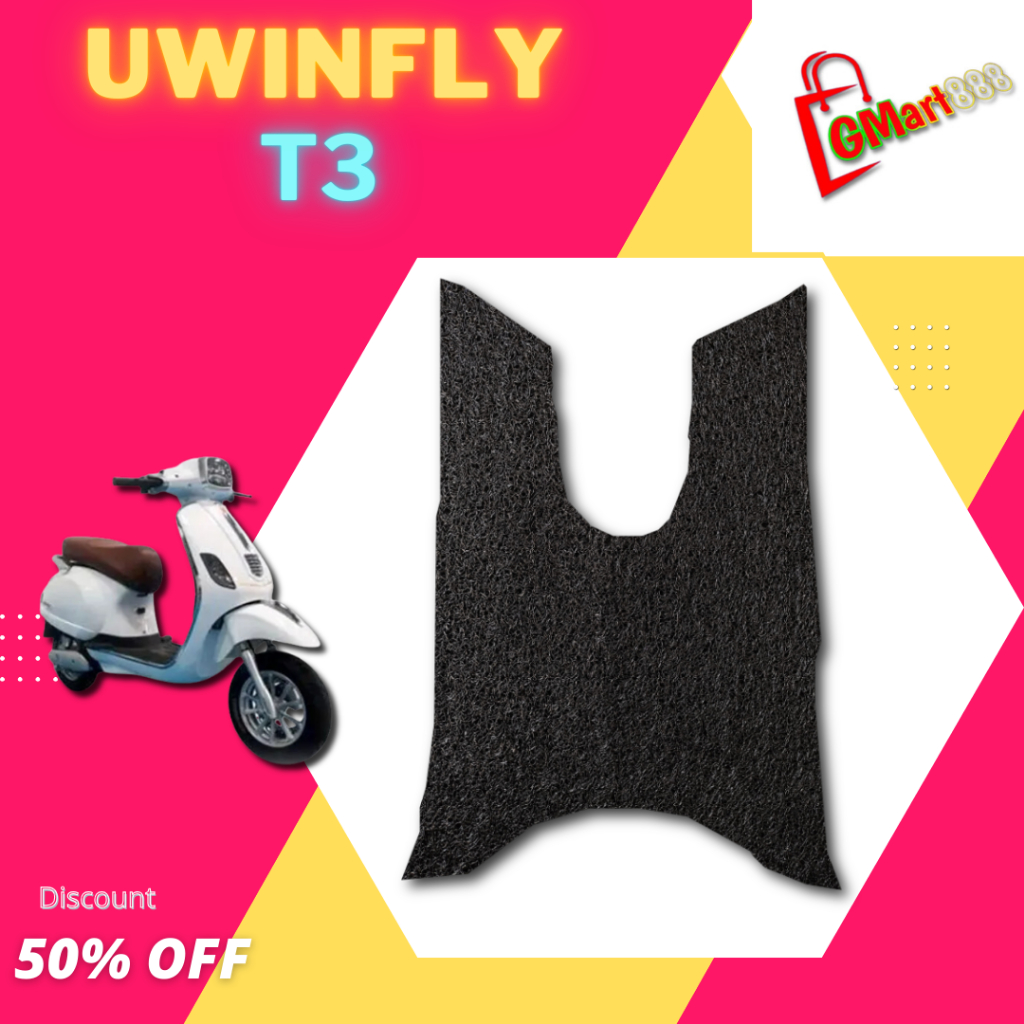 Jual Karpet Alas Kaki Sepeda Motor Listrik Uwinfly T3 - PVC COIL MAT ...