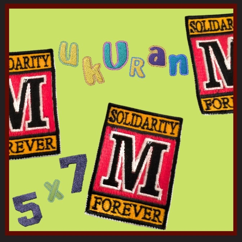 Jual Bordir logo M Solver | Shopee Indonesia