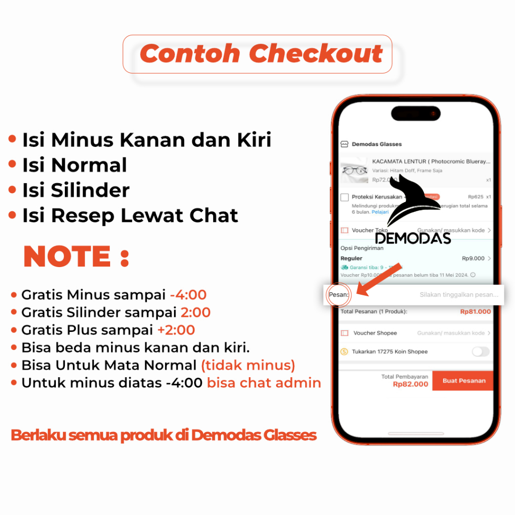 Jual DEMODAS Zento Kacamata Lensa Photocromic Bluecromic Antiradiasi ...