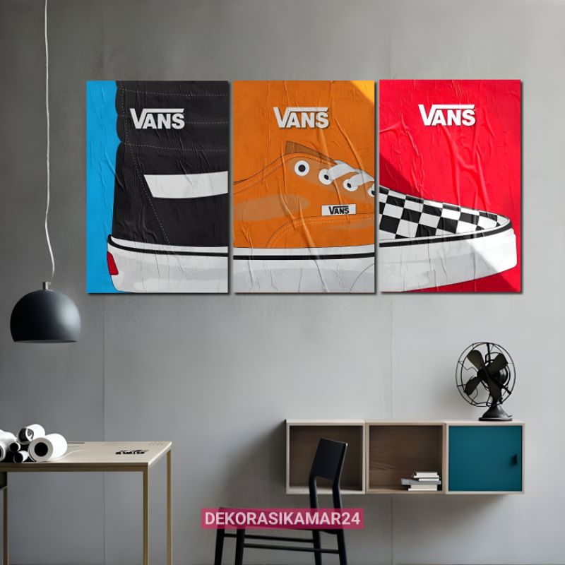 Jual Poster dinding vans sepatu Brand streetwear big size Hiasan ...