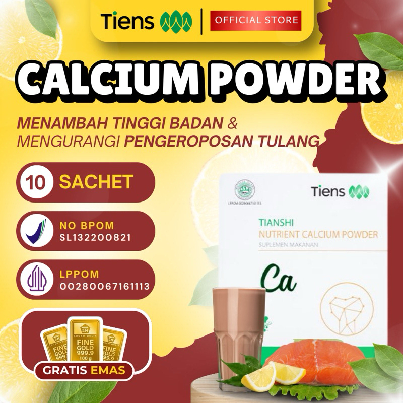 Jual [ Pertumbuhan Dewasa ] Tiens Nutrient Calcium Powder Peninggi ...