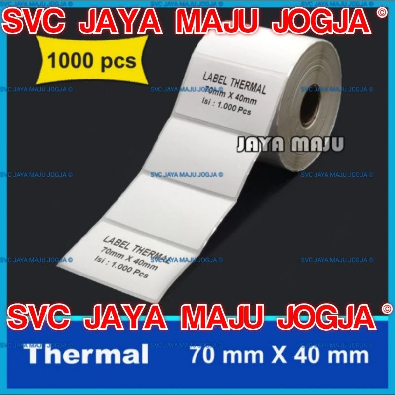 Jual LABEL STIKER ETIKET BARCODE DIRECT THERMAL 70X40 MM 1.000 PCS ...