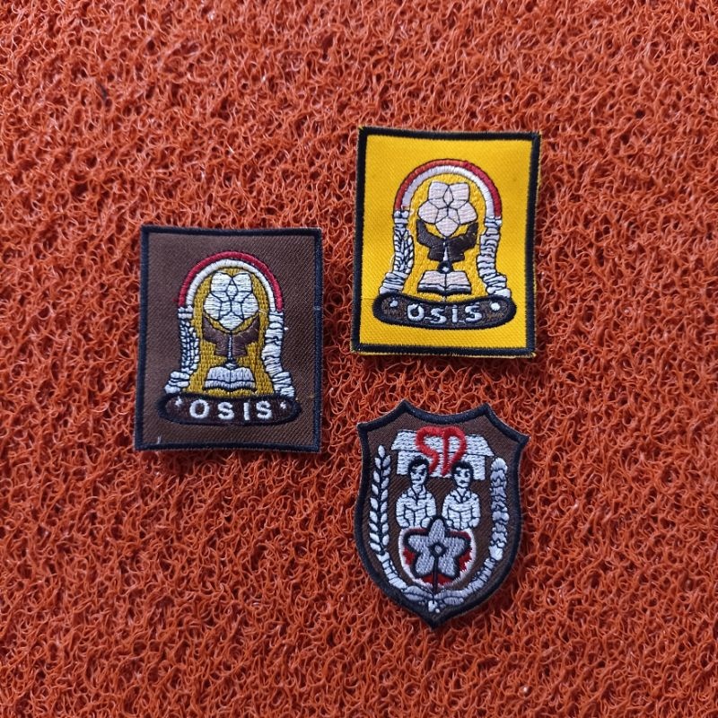 Jual Logo Sekolah BET Patch Bordir Emblem Atribut SD SMP SMA Pramuka ...