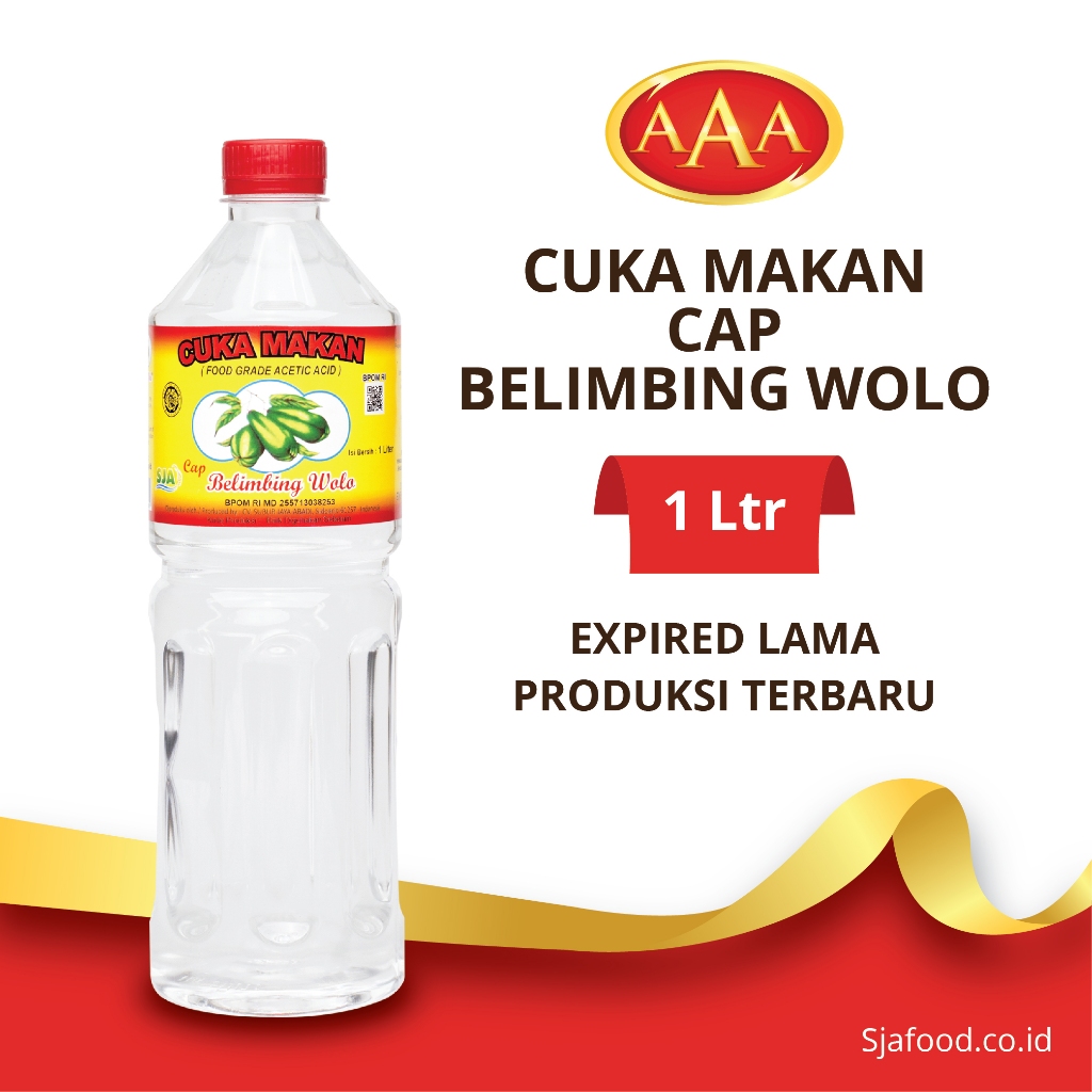 Jual CUKA MAKAN CAP BELIMBING WOLO [1 liter] | Shopee Indonesia