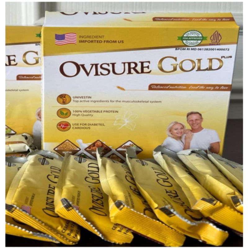 Jual Ovisure Gold Sachet Original USA Susu Kesehatan Sendi Tulang ...
