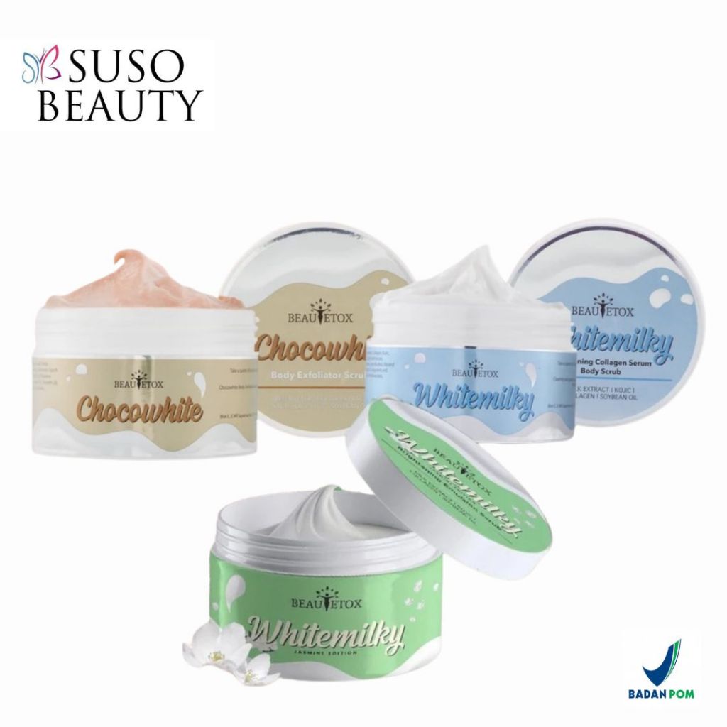 Jual BEAUTETOX Whitemilky - Jasmine - Chocowhite Body Scrub Whitening ...