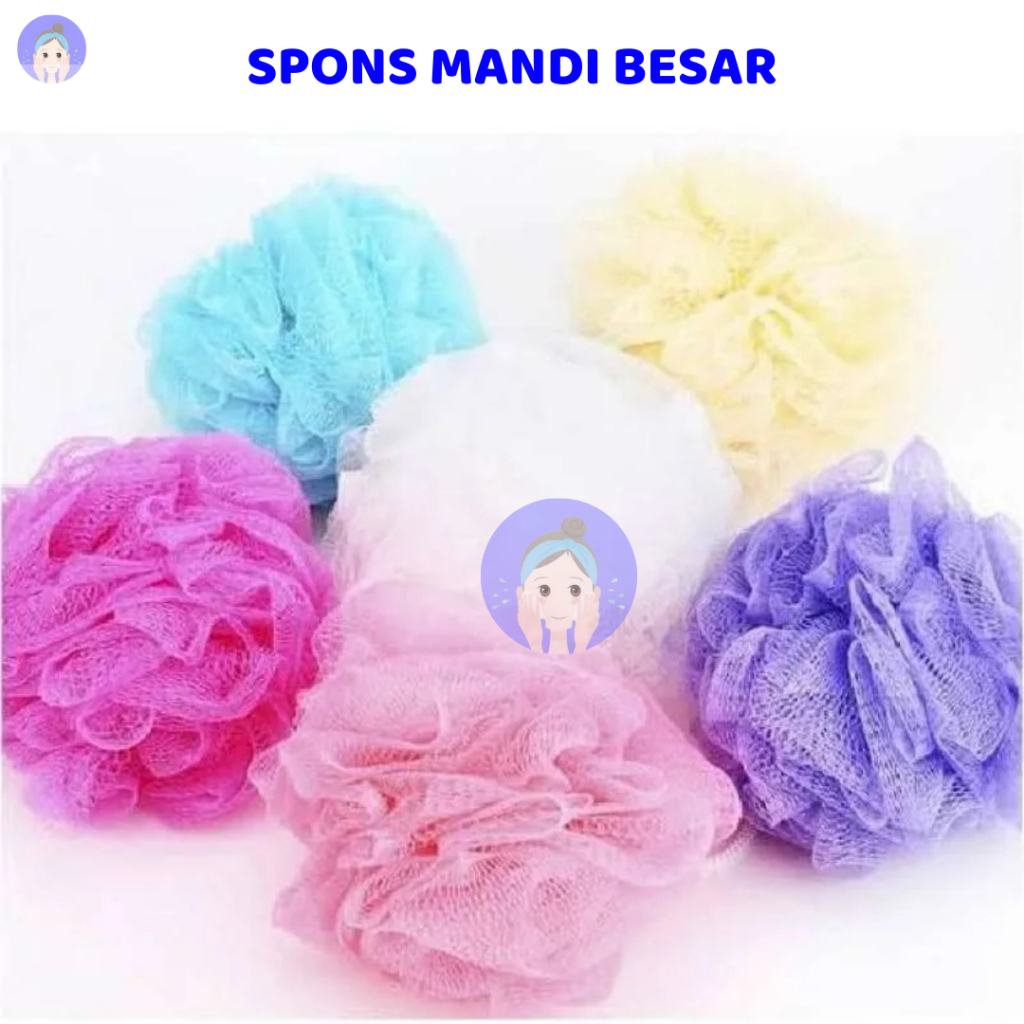 Jual Sponge MANDI / Bath sponge 35g Besar | Shopee Indonesia