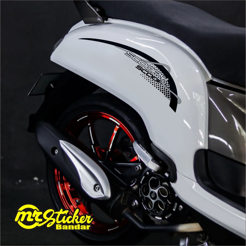 Jual Striping Scoopy Transparan UV Sticker Motor Keren Scopy 2017 2018 ...