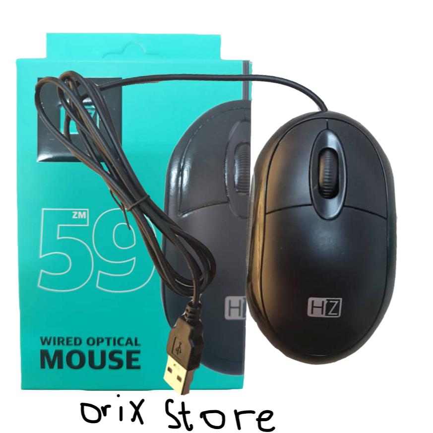 Jual Heatz Mouse Optical Wired ZM59 Original (Mouse Kabel) | Shopee ...