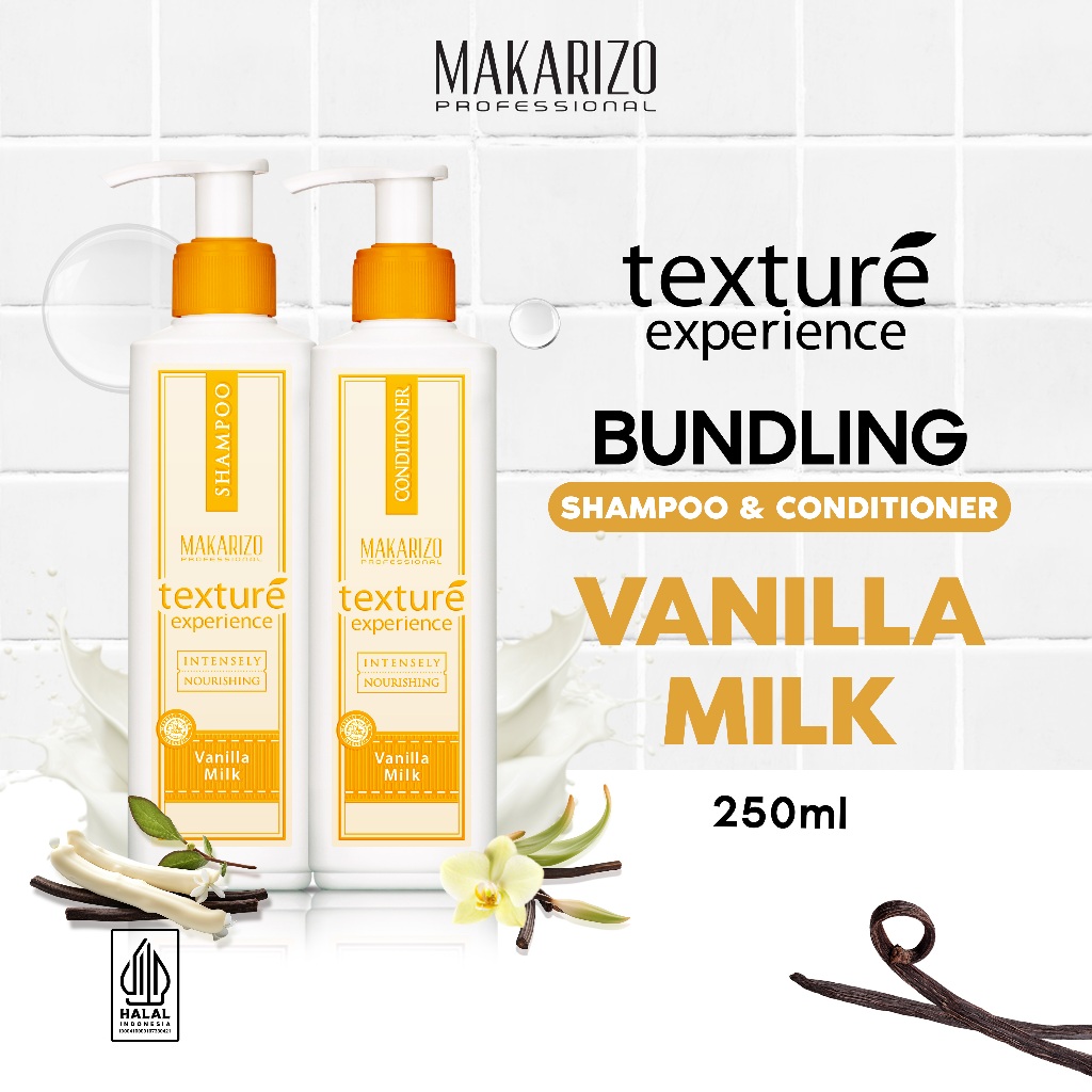 Jual BUNDLE - Texture Experience Shampoo + Conditioner Vanilla Milk 250 ...