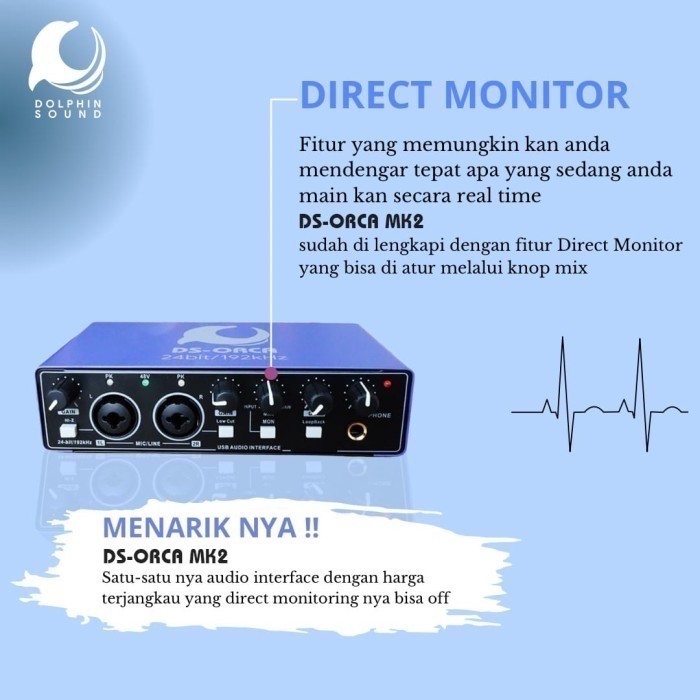 Jual DOLPHIN SOUND DS-ORCA DS ORCA MK II Soundcard audio interface ...