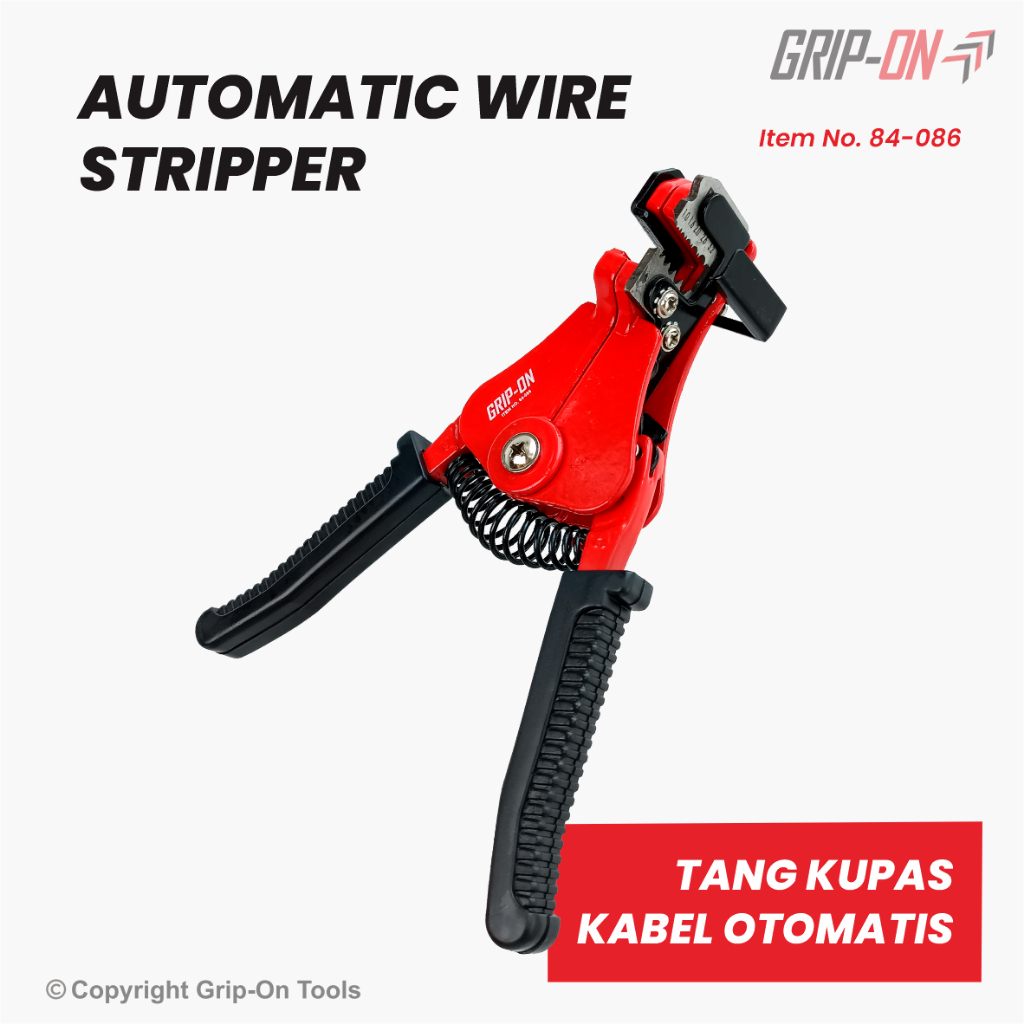 Jual Grip-On Automatic Wire Stripper - Tang Kupas Kabel Otomatis Grip-On | Shopee Indonesia
