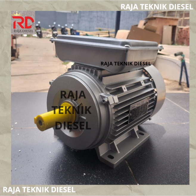 Jual Motology Dinamo Electric Motor 5 HP 2800 & 1400 Rpm 2 & 4 Pole 1 Phase 5HP Original Terbaik ...