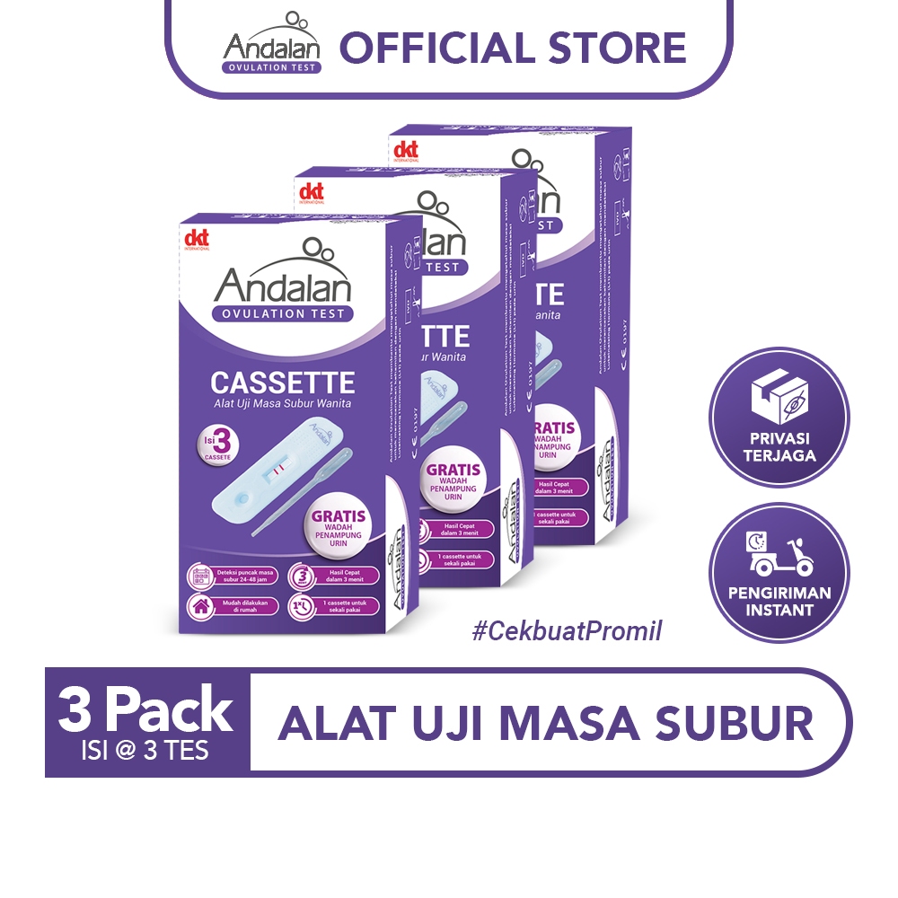 Jual Andalan Ovulation Test 3's x 3 | Shopee Indonesia