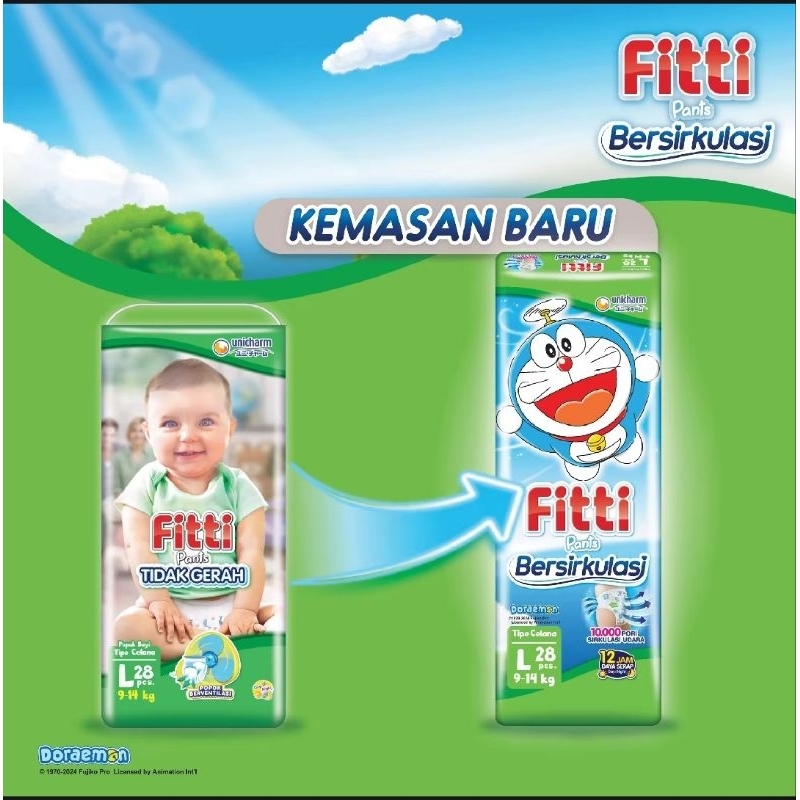 Jual FITTI Popok Pants XXL24 XL26 L28 M32 | Shopee Indonesia