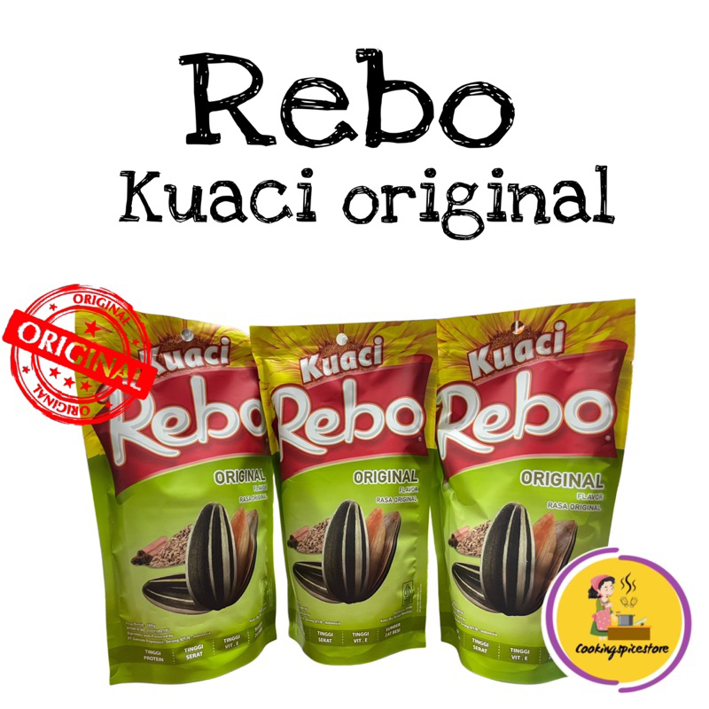 Jual Kuaci Rebo / Kuaci Biji Matahari / Kuaci Rasa Original / 140gr ...