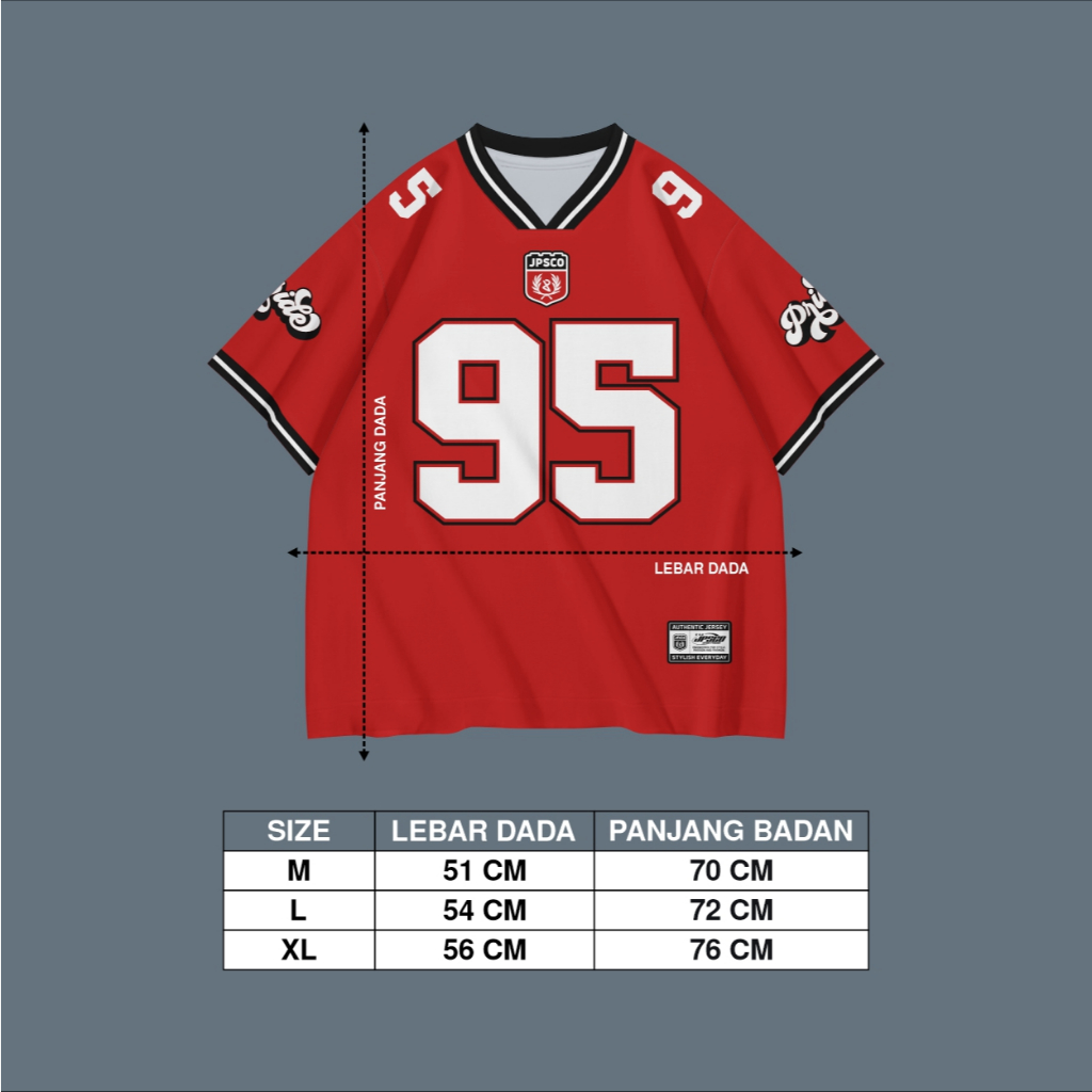 Jual Clothixoff Jersey Streetwear Number 92 Jersey Hockey Jersey Sepak ...