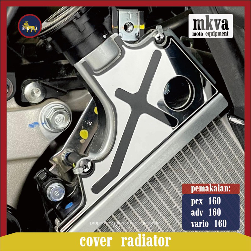 Jual GARNISH COVER LEHER RADIATOR HONDA 160 Two Tone (VARIO PCX ADV ...