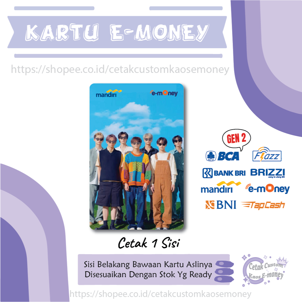 Jual KARTU E MONEY E TOLL KPOP ENHYPEN PHOTO ORANGE BLOOD ENGENE EMONEY ...