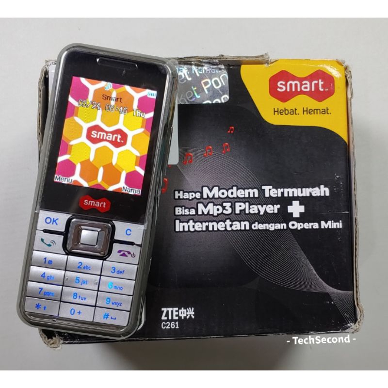 Jual HP SMART ZTE C261 FULLSET EX RESMI | Shopee Indonesia