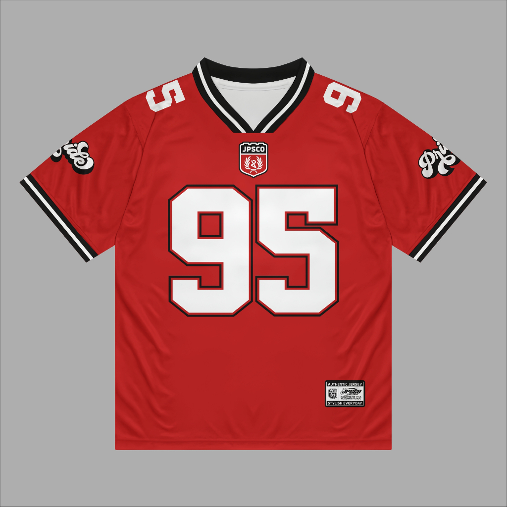 Jual Athlix Jersey Streetwear Number 95 Jersey Hockey Jersey Retro ...