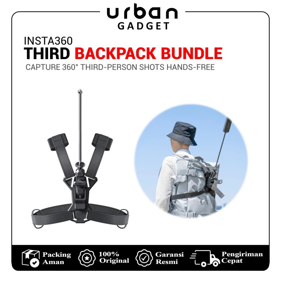Jual Insta360 Third-Person Backpack Mount Bundle | Shopee Indonesia