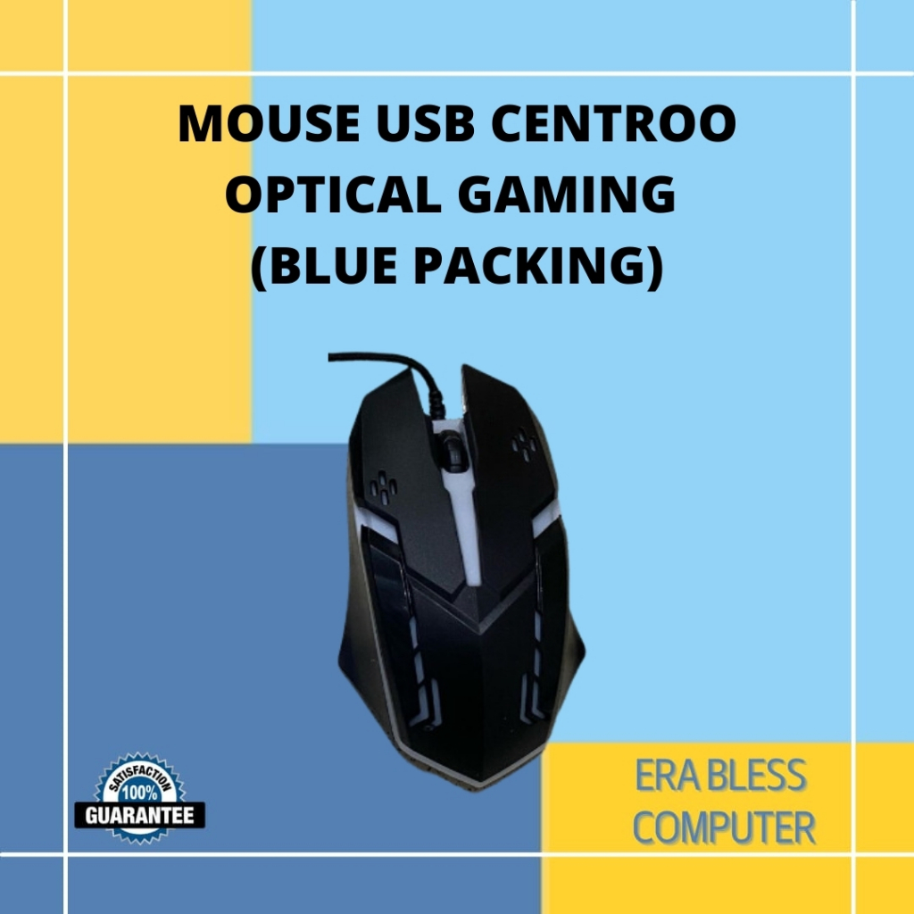 Jual OPTICAL | Mouse USB CENTROO OPTICAL Gaming (Blue Packing) | Shopee ...