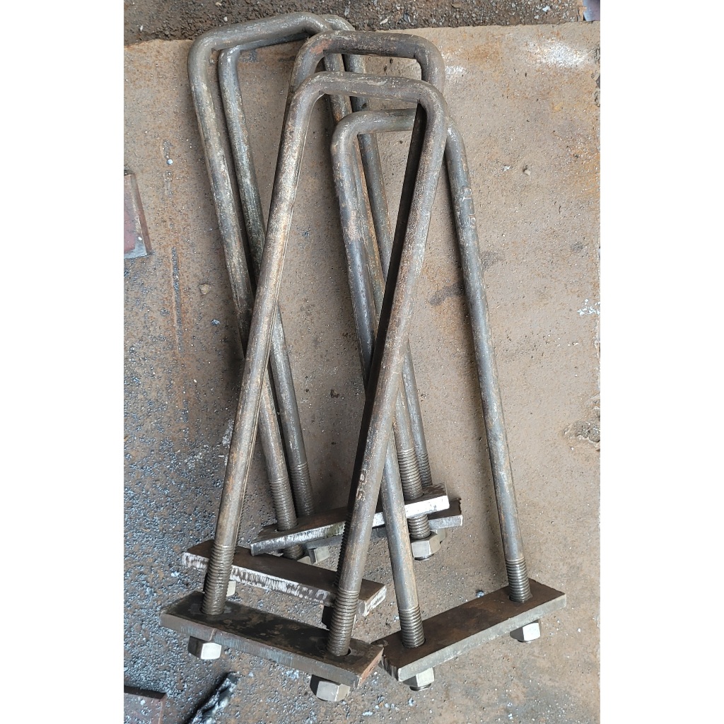 Jual U Bolt Square / Strok / Behel Per Truk Fuso Hino / Uk M16 x 10 x ...