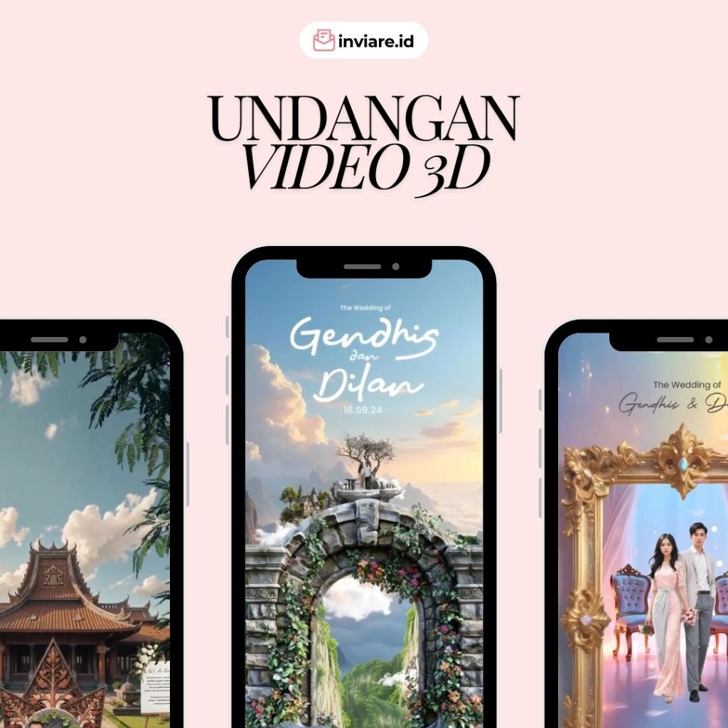 Jual UNDANGAN PERNIKAHAN VIDEO 3D | Shopee Indonesia
