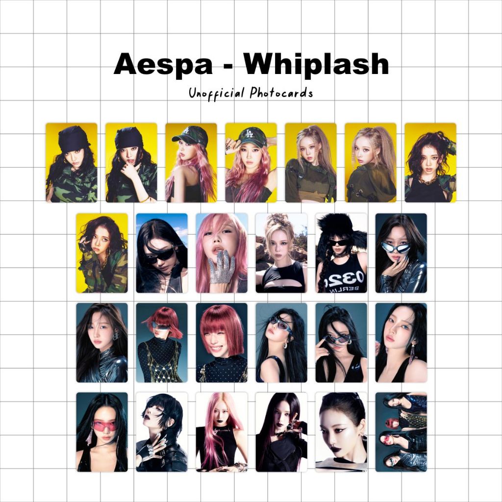 Jual Photocard Aespa Whiplash | Shopee Indonesia