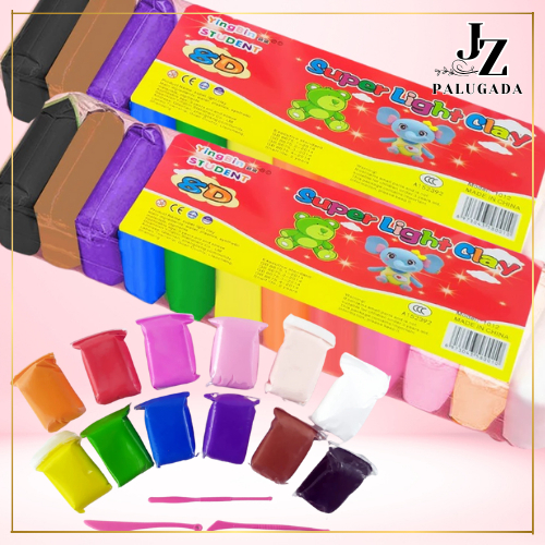 Jual Kemasan Ziplock Clay Polymer isi 12 Premium Polymer Clay Magic ...