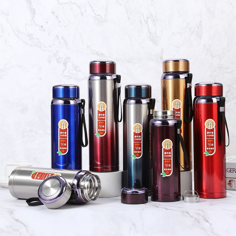 Jual Tumbler Termos Stainless Steel 316 Travel Tahan Panas Dingin Vacum Kedap Udara 1000 ML ...