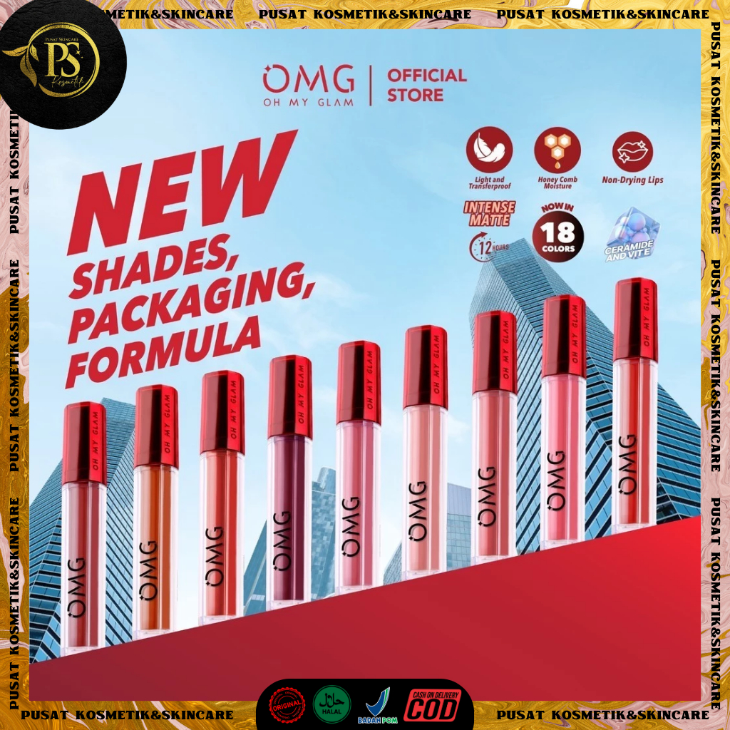 Jual New Shade ! OMG OH MY GLAM Mattelast Lip Cream No 19 - 27 | Shopee ...