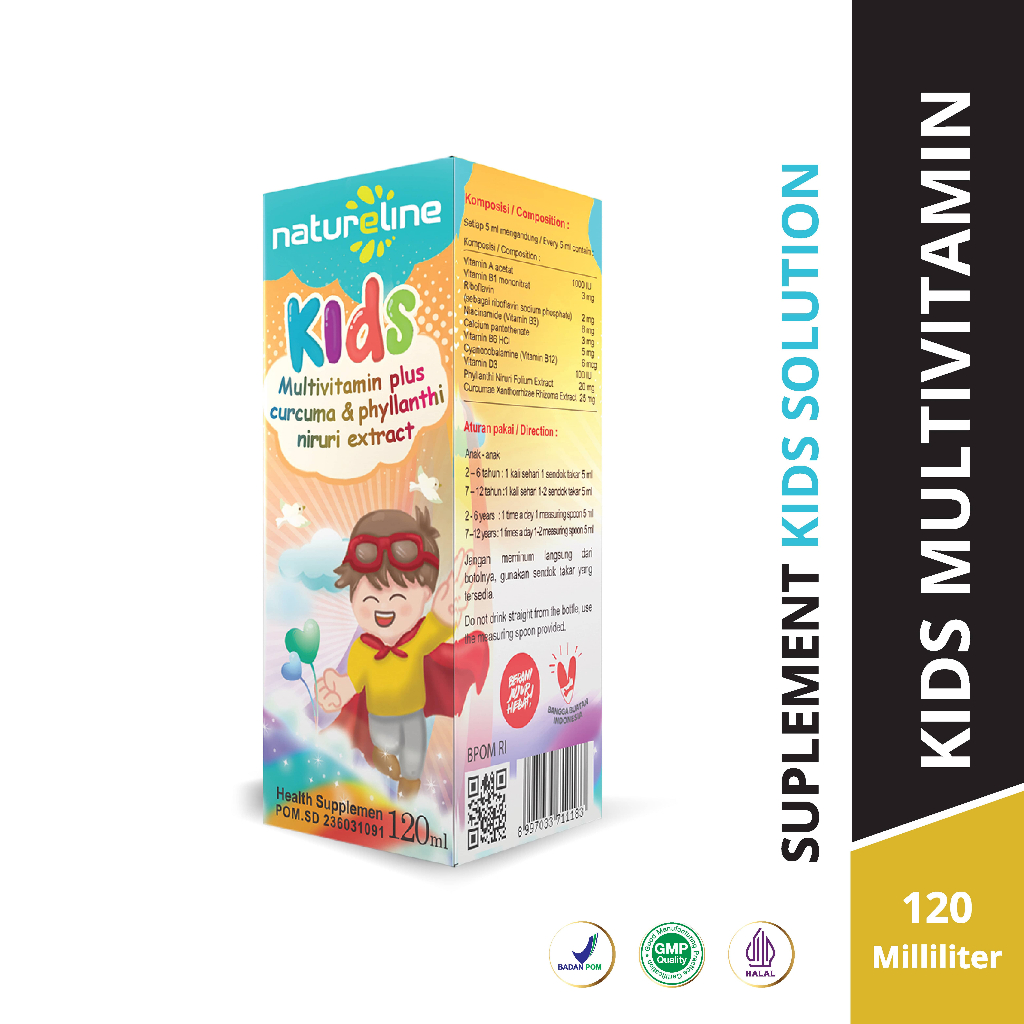 Jual NATURELINE KID'S MULTIVITAMIN | Shopee Indonesia